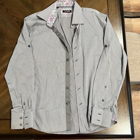 VIA UOMO | Shirts | Mens Xl Via Uomo Dress Shirt | Poshmark